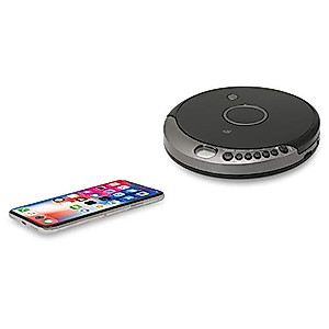 GPX PCB319B Portable Cd Player with Bluetooth, Includes Stereo Earbuds, Black