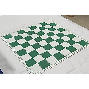 Roll Up Chess Mat Board Game, Green, One Size