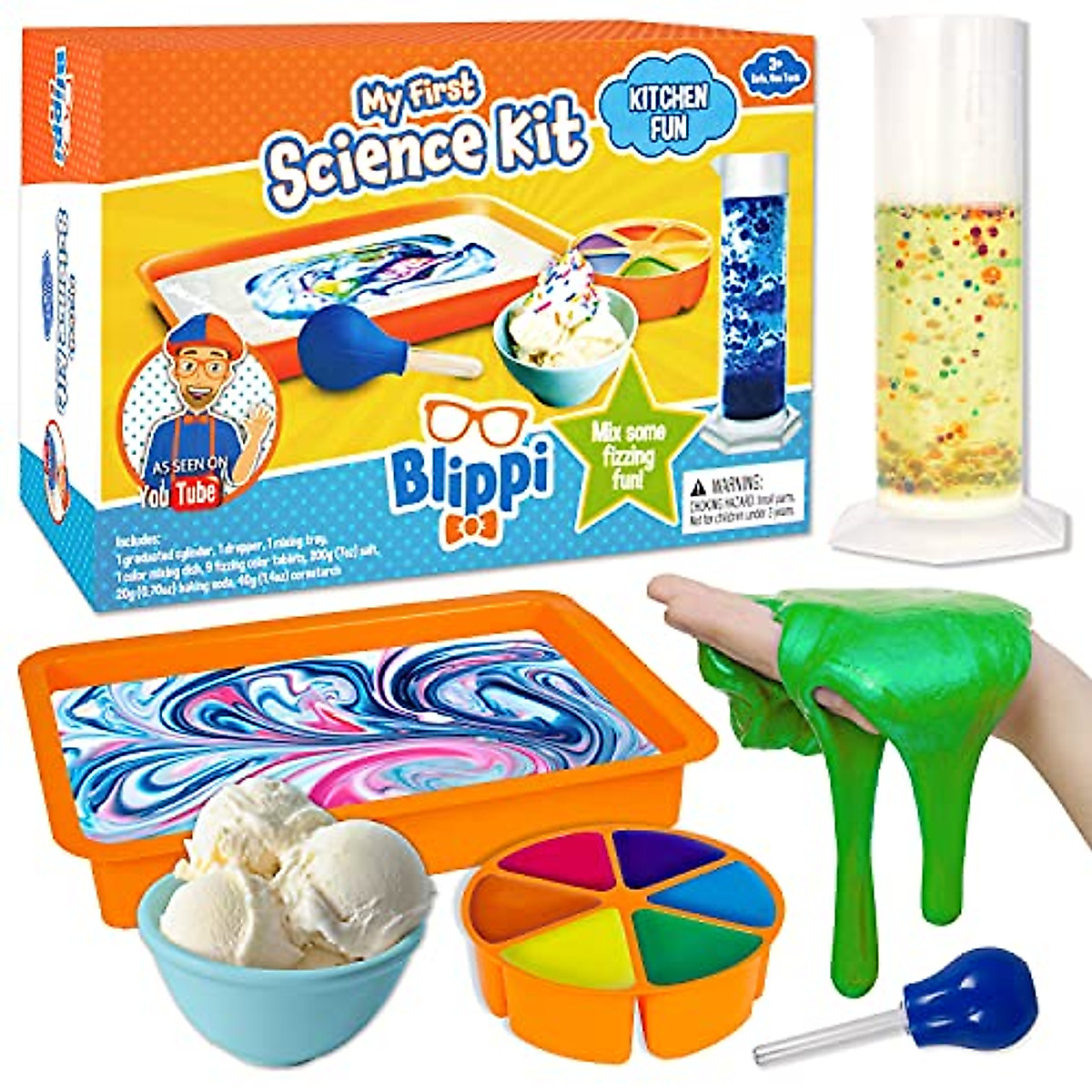 Creative Kids Blippi My First Science Kit: Kitchen Science Lab