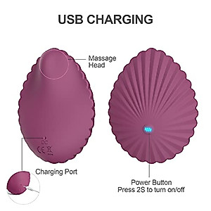 Lactation Massager for Breastfeeding, Pumping, 10 Vibration Modes for Improve Milk Flow, Breastfeeding Experience(Purple)