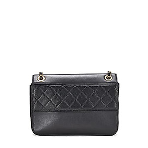 CHANEL, Pre-Loved Black Quilted Caviar Shoulder Bag, Black