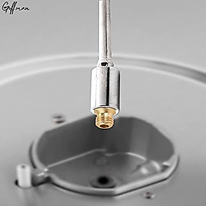 10Pcs Brass Jet Nozzle Propane Orifice Kit - Grill Replacement Parts High Pressure Nozzle Griddle Accessories Kit - Propane Burner Replacement Parts LP Gas Hose Nozzle Conversion Kit