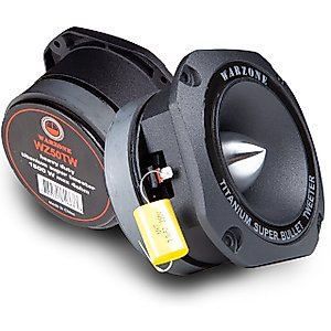 1x Gravity WZ50TW 1500W Heavy Duty Titanium Super Tweeter Loud Speaker 4-Ohms for Car, Van, ATV, Motorcycle, and Competition (Black)