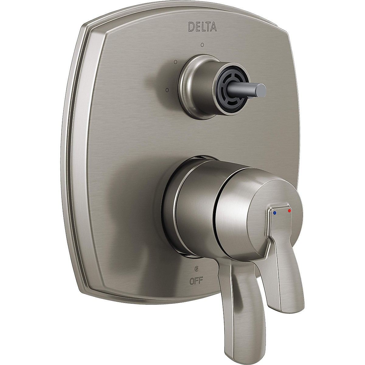 DELTA FAUCET T27876-SSLHP 17 Series Integrated Three Function Less Handle Shower Trim with Diverter, Stainless
