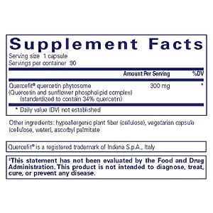 Pure Encapsulations Quercetin UltraSorb | Enhanced-Absorption Cellular, Immune, and Cardiovascular Support | 90 Capsules