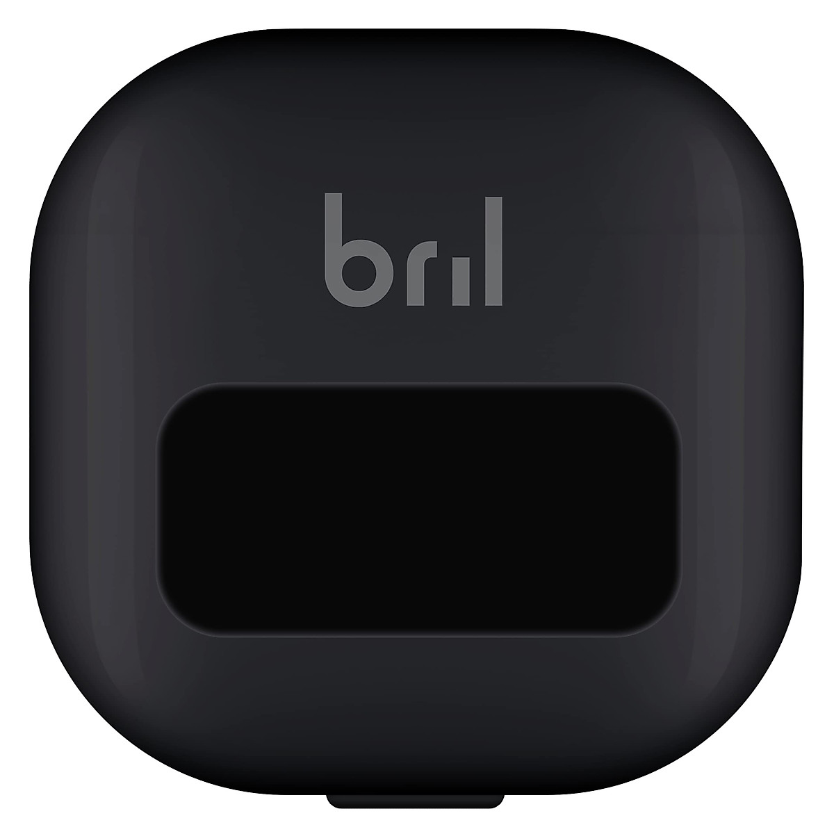 Bril UV-C Toothbrush Cleaner, Portable Cover, Magnetic Holder, and Travel Case for Any Size Toothbrush, White, Black, Navy (8 Pack)