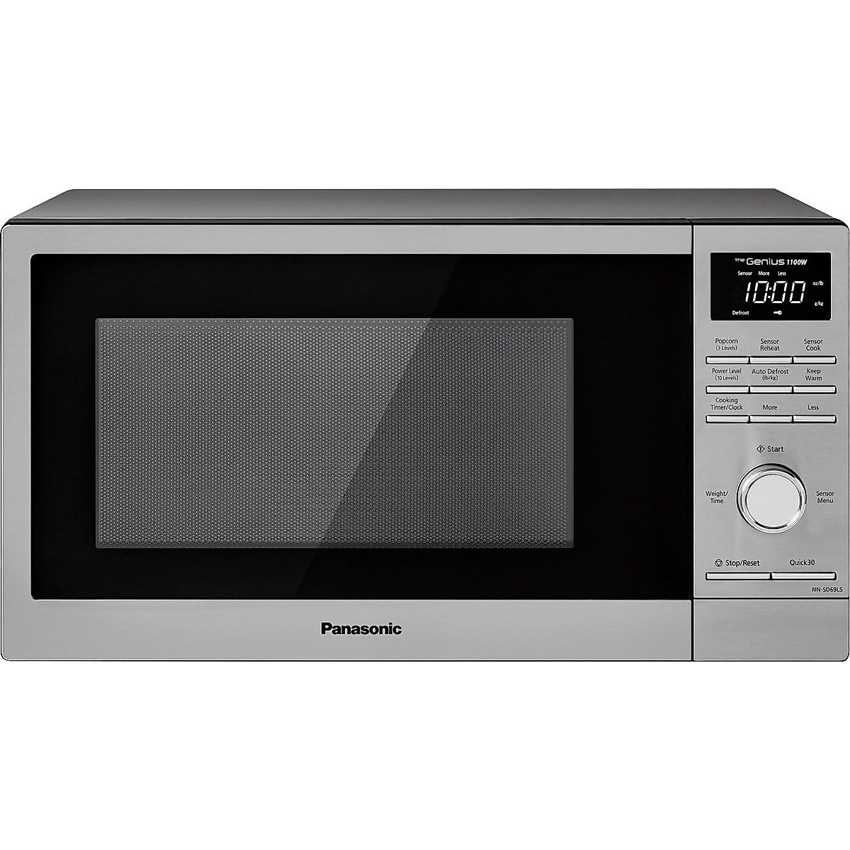 Panasonic NN-SD69LS 1.3 cu. ft. 1100W Microwave with Sensor Cook Technology - Stainless Steel