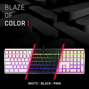 CHERRY MX Board 3.0 S Wired Mechanical Keyboard Aluminum Housing MX Red Silent Switches for Gaming and Office