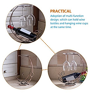 Cabilock Wine Bottle Rack Countertop Rack Glasses Rack Pirate Ship Bottle Holder Storage Shelf Beer Soda Can Dispenser for Home Party Bar Bottle Holders Ornament Display Stand Ornament Display Stand