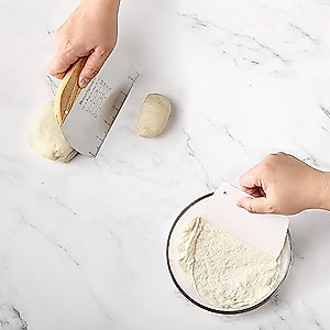 Saint Germain Bakery Premium Round Bread Banneton Basket with Liner - Perfect Brotform Proofing Basket for Making Beautiful Bread - Ultimate Bread Bundle (9 in. Round/10 in. Oval)