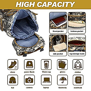 75 liters camping trekking military tactical backpack travel backpack hunting backpack (classic desert)