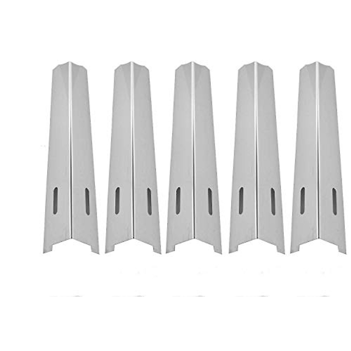 5 Pack Replacement Stainless Steel Heat Shield for Outdoor Gourmet BQ06W1B, North American Outdoors 43019U, 848506A and Jenn-Air 720-0709, 720-0720, 720-0727, 730-0709 Gas Grill Models