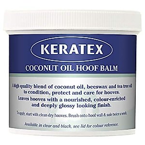 Keratex Coconut Oil Hoof Balm, 400g, Black (KCOHB BL)