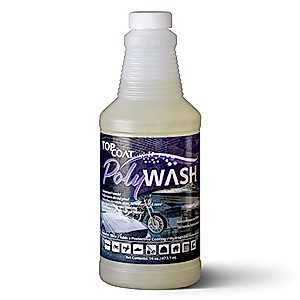 TopCoat PolyWash - Concentrated, Water-Based Car Wash - Exterior Care Products - Car Cleaner Prep for F11 16-Ounce Bottle