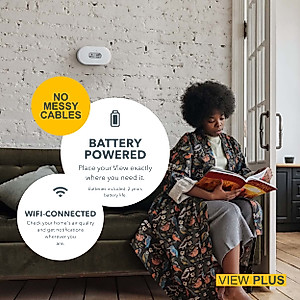 Airthings 2960 View Plus - Radon & Air Quality Monitor (PM, CO2, VOC, Humidity, Temp, Pressure)