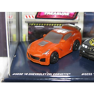 Micro Machines 2021 Series 4 World Pack #11 GM Icons: ZR1 Corvette, Pontiac Trans Am, '63 Split Window Corvette, IROC-Z Camaro, Cadillac CTS V