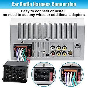Car Radio Wiring Harness Adapter Compatible with BMW 3 E30 E36 E46 E34 5 E39 ISO Stereo Wire Cable with Antenna Connector