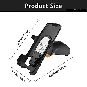 TC21 Scan Trigger Handle with Camera Hole for Zebra TC21 TC26 Handheld Barcode Scanner Mobile Computer, Convenient and Comfortable Grip