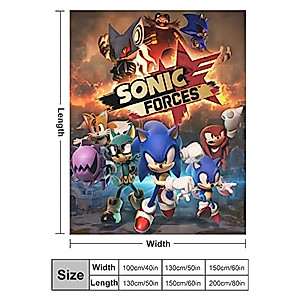 Cartoon Hedgehog Blanket Anti-Pilling Soft Blankets Flannel Air Conditioning Throw Blankets 40"*50"