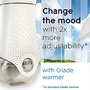 Glade PlugIns Refills Air Freshener, Scented and Essential Oils for Home and Bathroom, Clean Linen, 3.35 Fl Oz, 5 Count