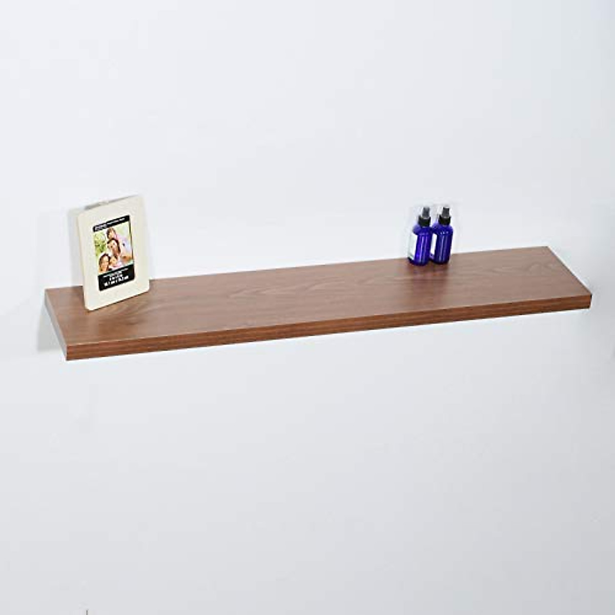 DAVEE Modern and Contemporary JD Walnut Floating Shelf，Perfect for Bedroom, Bathroom, Living Room and Kitchen Decoration