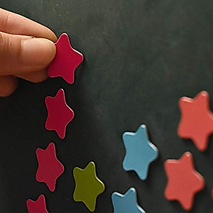 NUOBESTY 120 Pcs Stars Magnetic Blackboard Sticker Refrigerator Magnet Childrens Race Reward Chart Magnet