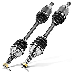 A-Premium Pair (2) Front CV Axle Shaft Assembly Compatible with Honda Foreman 450 1998 1999 2000 2001 2002 2003 2004, Driver and Passenger Side