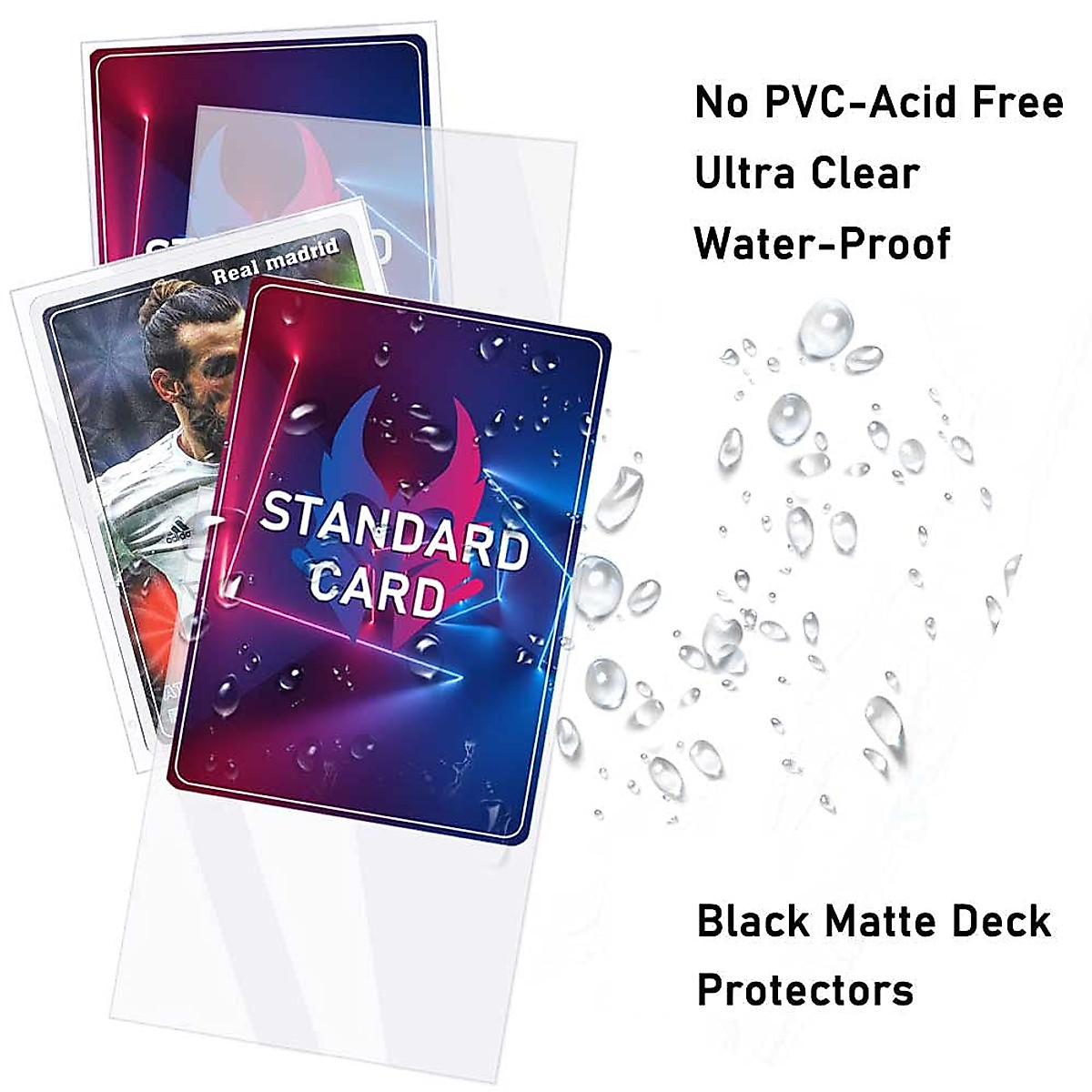 Card Sleeves Toploaders for Trading Cards, Soft Clear Baseball Card Sleeves Penny Sleeves Fit for Sprots Cards, MTG, Game Cards, Football Cards (1000)