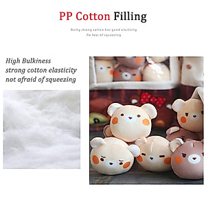 Nenalayo Cute Bag of Chocolate Bear Plush Toy Soft Throw Pillow Stuffed Animal Toys Creative Gifts Room Decor Creative Gifts for Girls