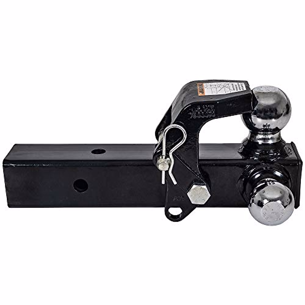 Buyers Products 1802280 Tri Ball Hitch with Pintle Hook for 2-1/2 Inch Receivers,Black