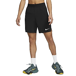 Nike Pro Dri-FIT Flex Vent Max Men's 8" Training Shorts (as1, Alpha, m, Regular, Regular, Black/White)