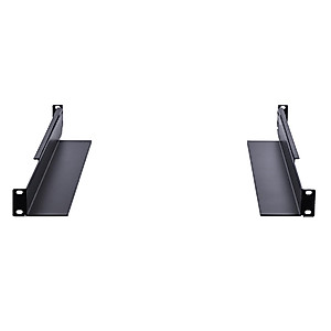 RackPath 1U 4-Post Server Rack Rail, 20.2-32 Inch Adjustable Depth - 110lbs Capacity