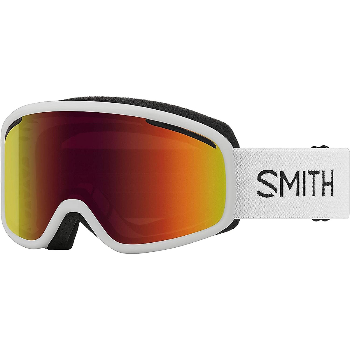 SMITH Women's Vogue Snow Goggles White/Red Sol-X Mirror