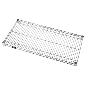 Quantum Storage Systems 1860C-2 Wire Add-On Shelf Chrome 60" W x 18" D 2 Pack
