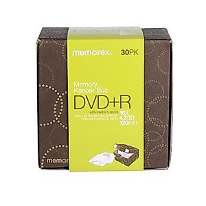 Memorex DVDplusR 16X 30Pk Box