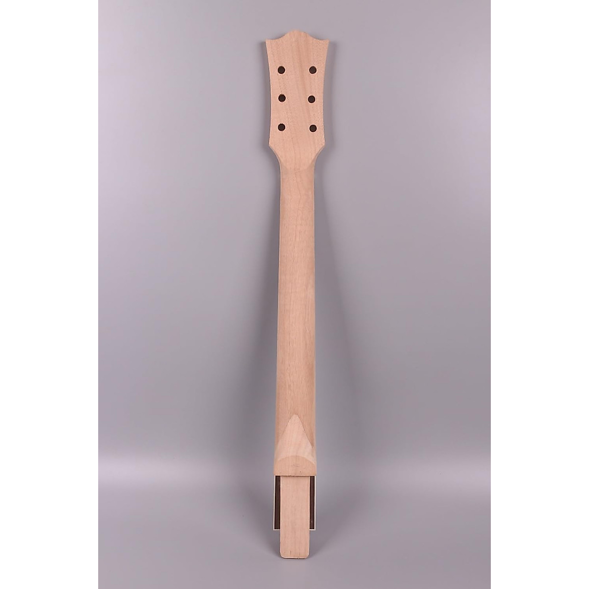 Yinfente Electric Guitar Neck 22 fret 24.75 inch Mahogany Rosewood Fretboard Guitar Neck Replacement Set in Heel DIY guitar project (standard style)