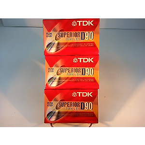 TDK Superior D90 3 pack Normal Bias sealed.