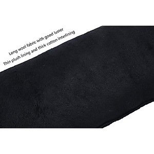 La Carrie Faux Fur Hand Muffs Women Winter Warmer Fuzzy Pouch Furry Plush Muffler Wedding Girl Kids Elegant Luxury Chic(Racoon)