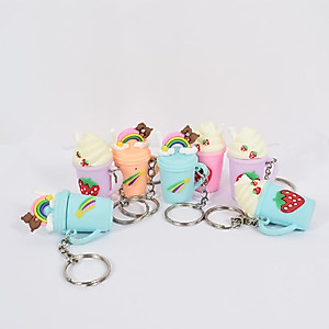 REEMTOO 50PCS Bulk Keychains Set, Split Keychains Rings with Chain 1 inch, Key Rings, Key Chain Rings, Keychains Ring Parts with Open Jump Ring and Connector.