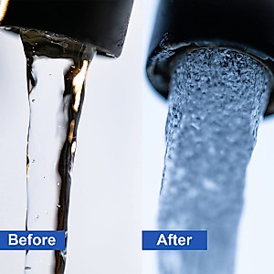 6Pcs Insert Faucet Aerator Cache Faucet Aerator with Key Removal Wrench Tool Tap Aerators Flow Restrictor Faucet Flow Restrictor Replacement Parts for Kitchen or Bathroom (16.5mm/0.65Inch)