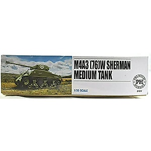 Premium Hobbies M4A3 (76) W Sherman Medium Tank 1:35 Plastic Model Tank Kit 210V