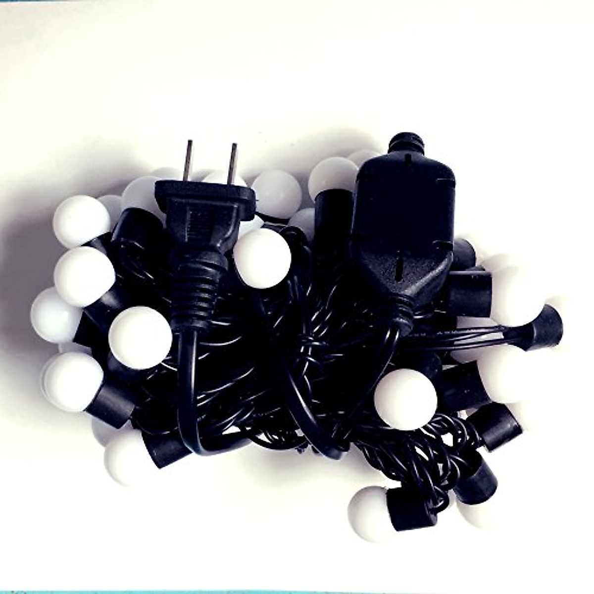 Lightspot 50 LED Globe String Lights,5m/16ft Ball Christmas Lights Waterproof Fairy String Lights Indoor Outdoor Decoration Lights for Gardens Home Party Patio Yard (Plug 110V, Warm White)