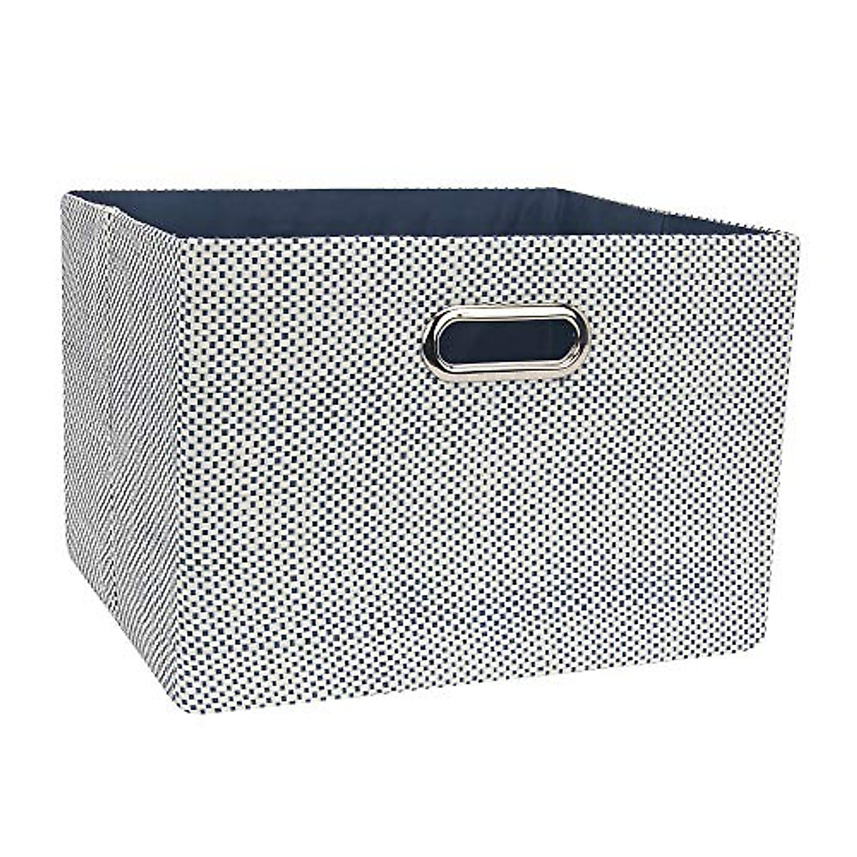 Lambs & Ivy Foldable/Collapsible Storage Bin/Basket Organizer with Handles, Blue