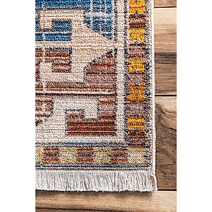 nuLOOM Vintage Deborah Tassel Area Rug, 4x6, Rust