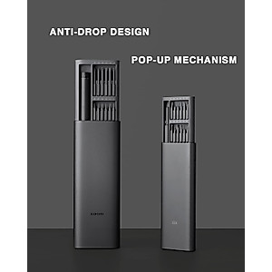 Xiaomi Electric Precision Screwdriver, All-metal Gearbox, Powerful Magnetic Motor, Rechargeable Lithium Battery, S2 Steel Screwdriving Bits, Type-C Charging, Aluminium Alloy Case (Power Screwdriver)