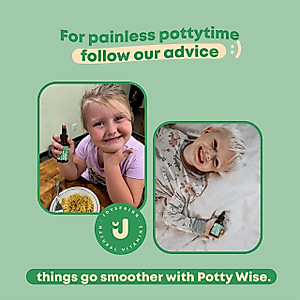 JoySpring Potty Wise Consitpation Relief for Kids for Happy Comfortable Kids - Natural Constipation Relief for Kids - Gentle Herbal Laxatives for Constipation - Vegan, Gluten-Free, Sugar-Free