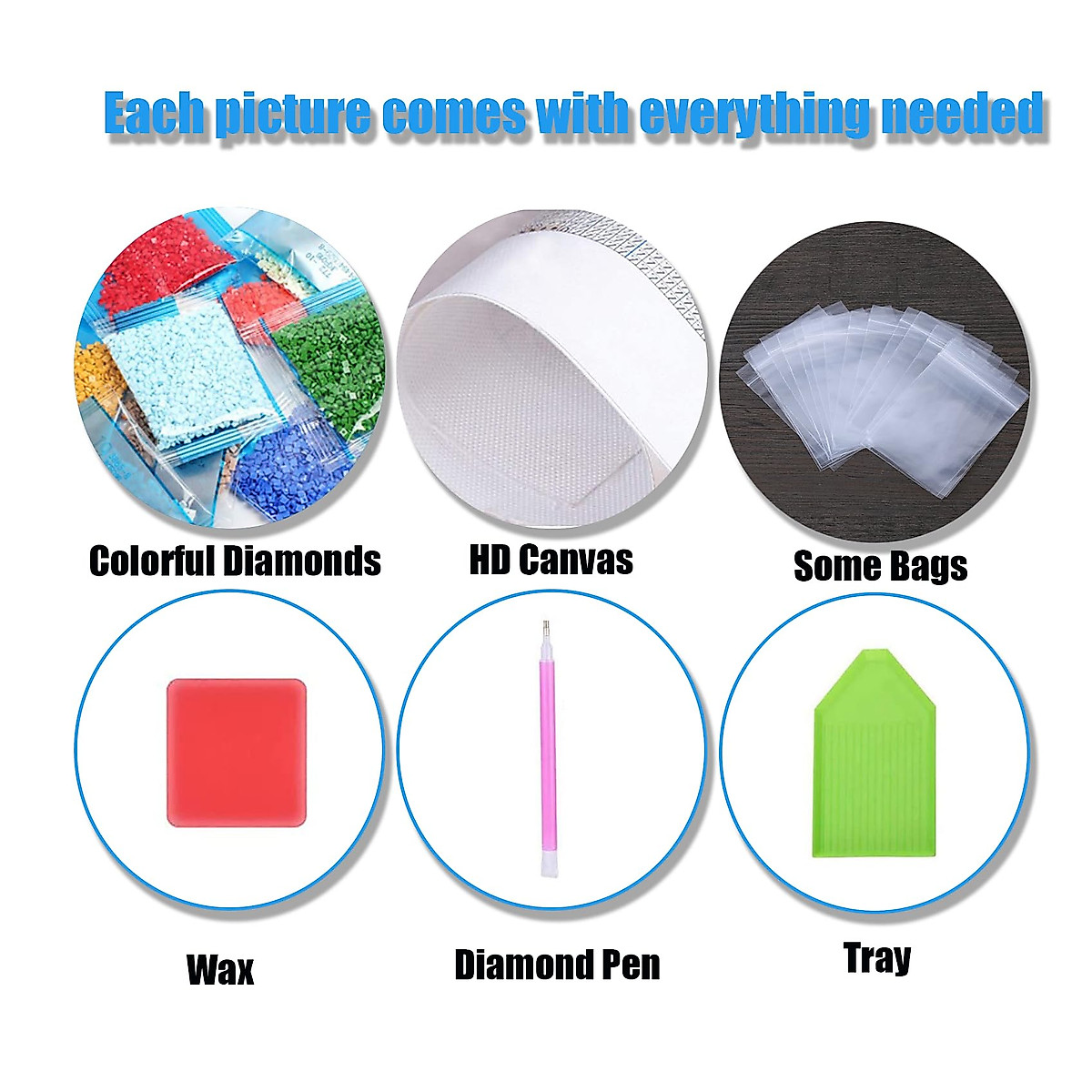 Ksxistiyt Diamond Art Painting Kits for Adults - Cartoon Full Drill Diamond Dots Paintings for Beginners, Round 5D Paint with Diamonds Pictures Gem Art Painting Kits DIY Adult Crafts Kits 12x16inch