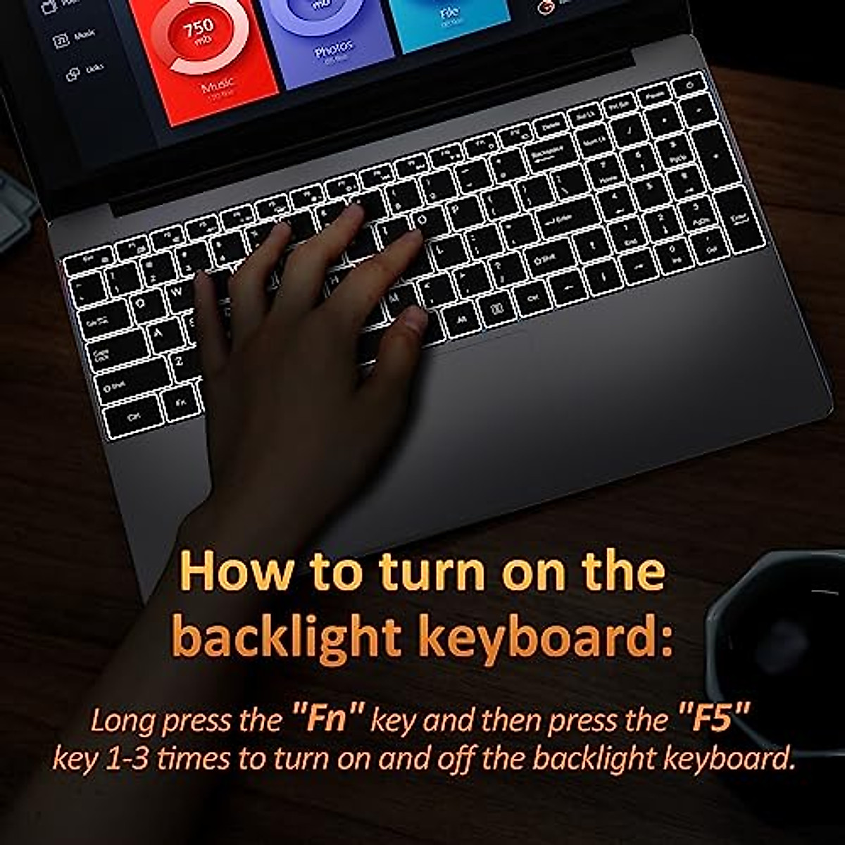 Auusda Laptop Computer with 16GB DDR4 512GB SSD, AMD Ryzen 7 3700U Up to 4.0 GHz, 15.6" 1920x1080 IPS, Backlit Keyboard, Fingerprint Unlock, Cooling Fan, Webcam, HDMI, USB-A x2, Windows 11 Pro