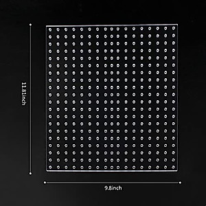 Acrylic Aquarium Fish Tank Divider Clear Kit Fit for All Type Aquarium Divider with Suction Cups (Kit A -1 PC 9.8"x11.8")