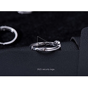 AIFOKIVO Letter G Rings for Grandma, Adjustable Initial A-Z Ring in 925 Sterling Silver, Stackable Open Alphabet Charms Rings Gifts for Grandpa/Granddauther/Godmother